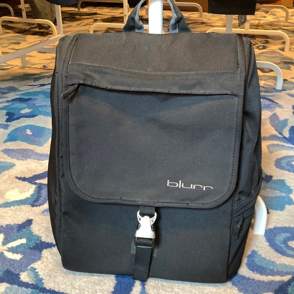 Blurr | Bags | Blurr Solid Black Laptop Backpack London Tube Map Liner ...